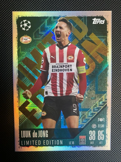 TOPPS MATCH ATTAX 2024/25 2025 Luuk De Jong PSV Eindhoven Limited Edition LE18 £1.90 - PicClick UK